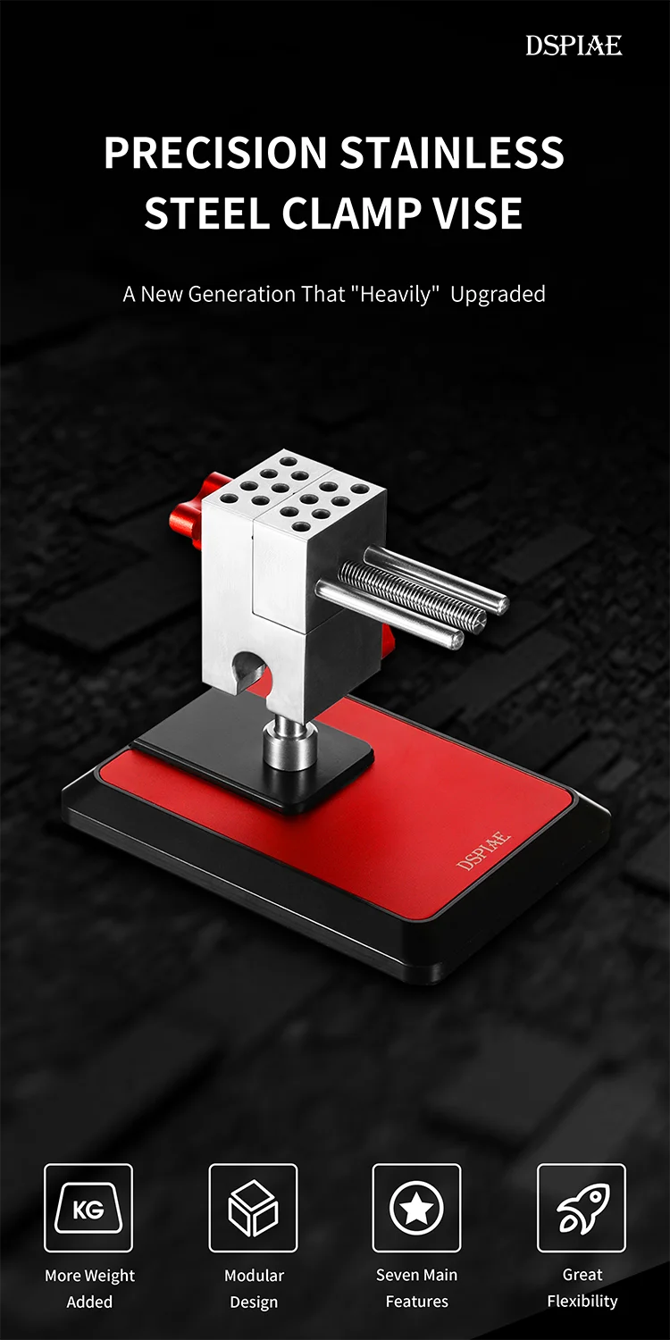 DSPIAE: AT-TVA&B Precision Stainless Steel Clamp Vise