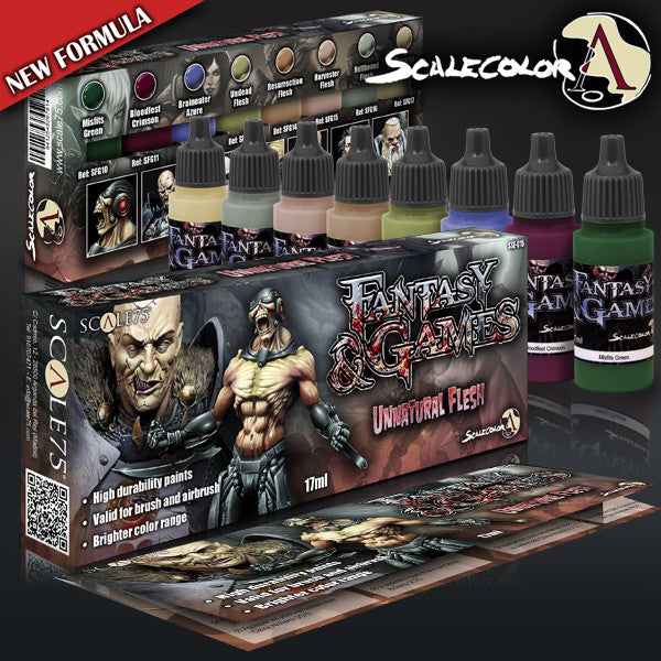 Scale75: Unnatural Flesh Paint Set